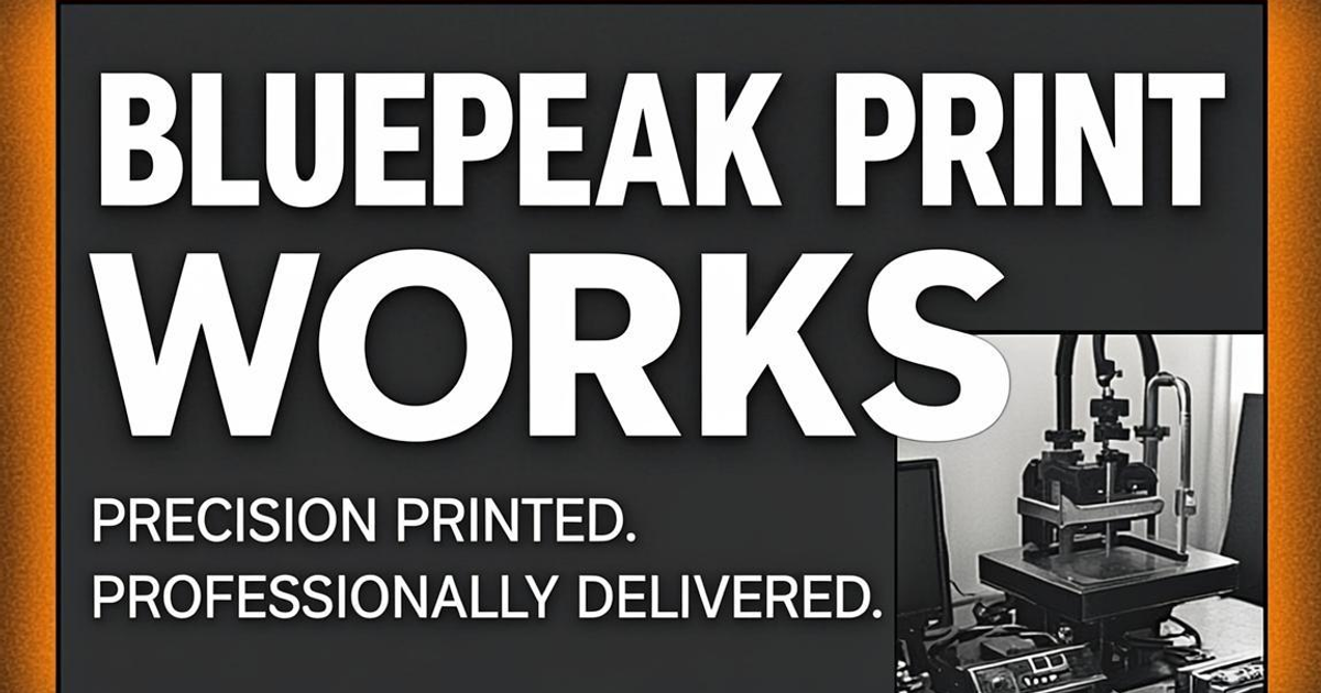 Blue Peak Printworks — Custom Apparel & Accessories Studio